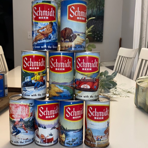 schmidt | Other | Vintage Schmidt Beer Cans 2oz 9 Cans One Price | Poshmark